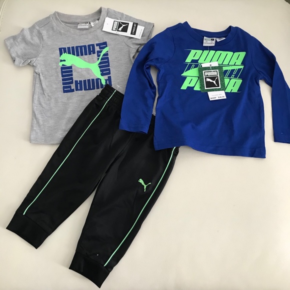 Puma | Matching Sets | Puma Long Sleeve Tee And Tricot Jogger Set ...